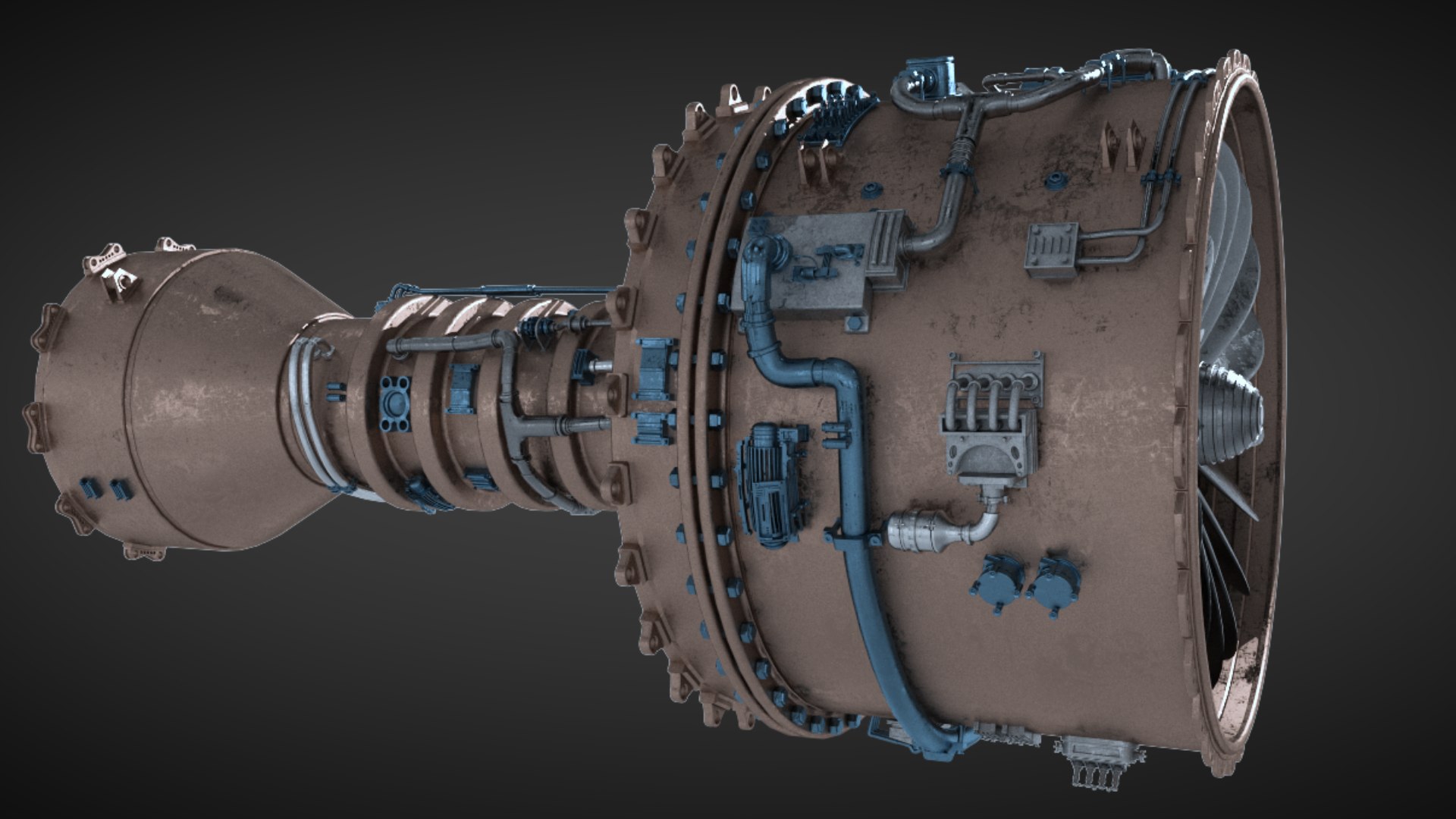 Jet Engine 3D Model - TurboSquid 2359697