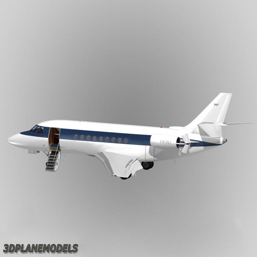 Dassault Falcon Business Jet 3d Dxf