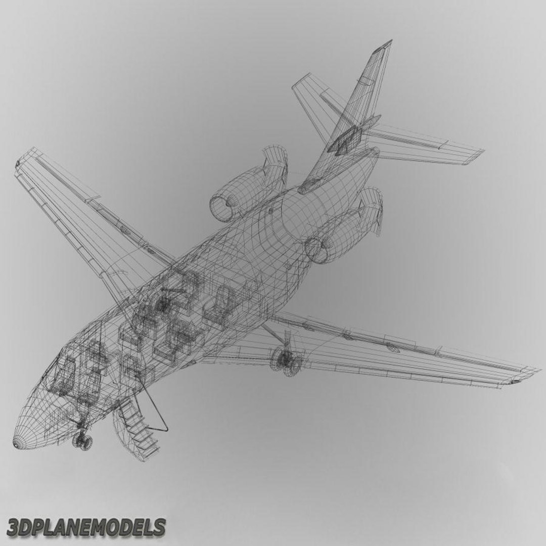 Dassault Falcon Business Jet 3d Dxf