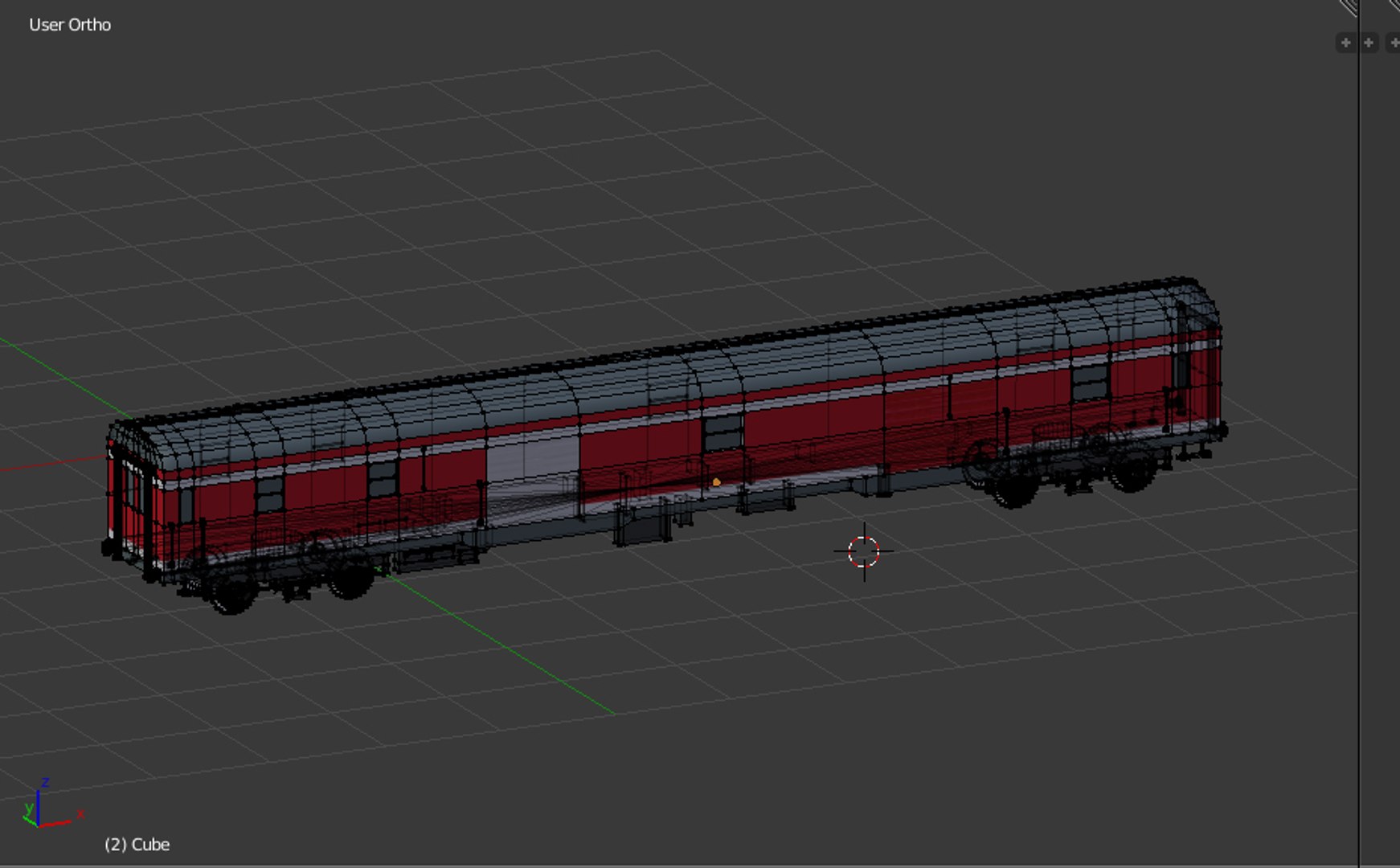 German Baggage Railcar 3D Model - TurboSquid 1286039