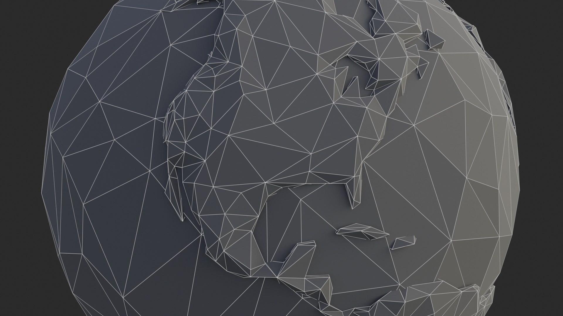 Cartoon Low Poly Earth With Topo 3D Model - TurboSquid 2291342