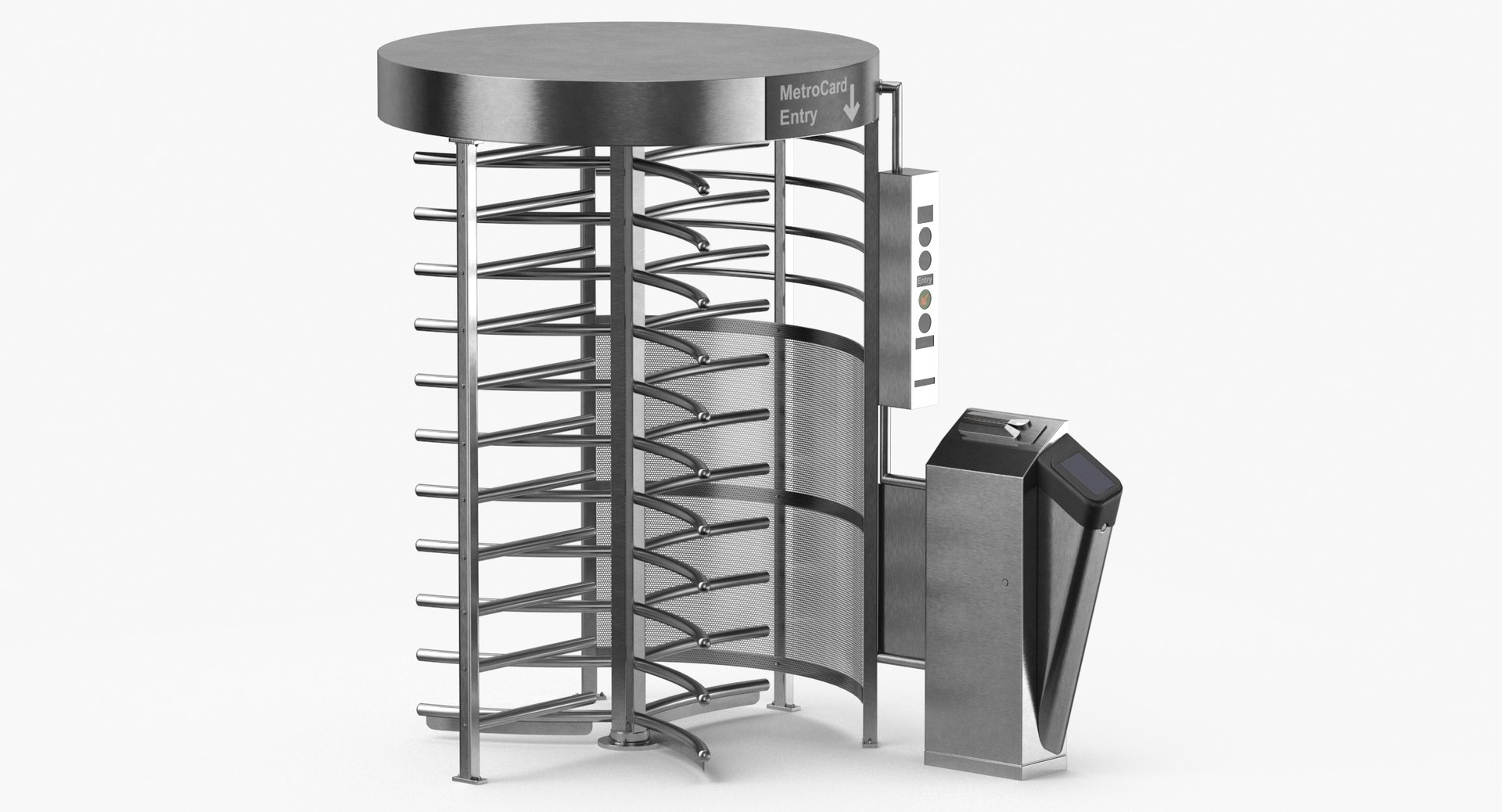 Subway Turnstile 02 Clean And Dirty 3D - TurboSquid 1895198