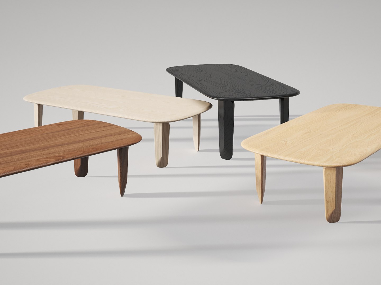 3D Kuyu Rectangular Tables - TurboSquid 2182917