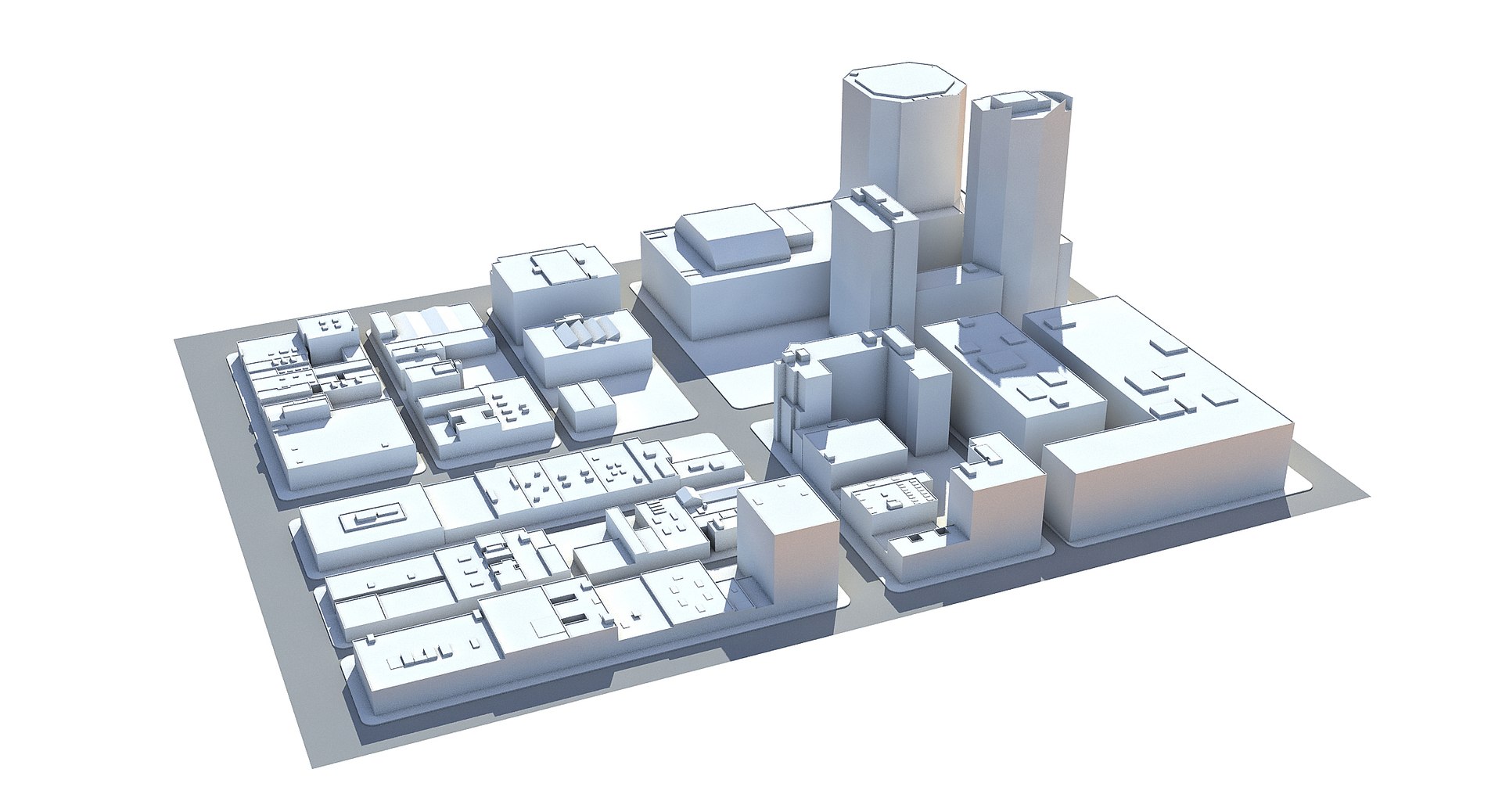 3d block san francisco model