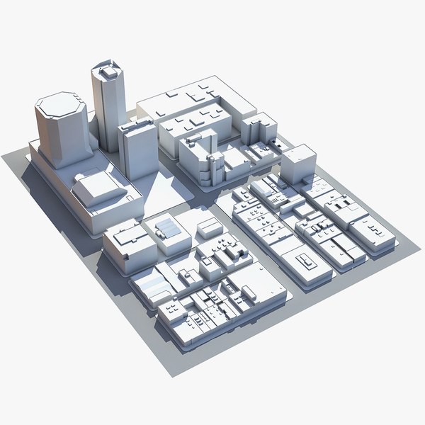 3d block san francisco model