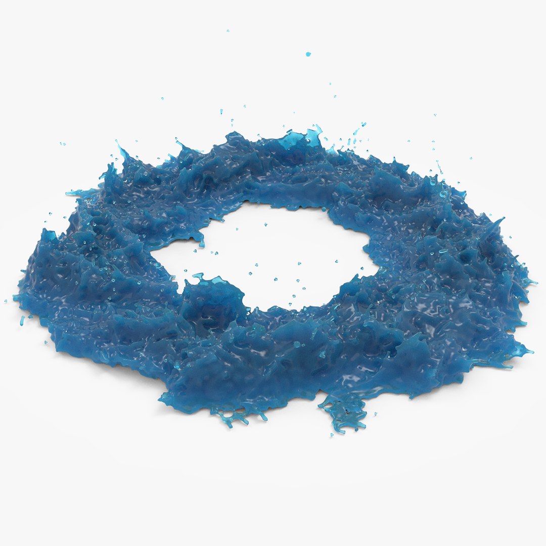 Water Blast Splash 3D Model - TurboSquid 1439013