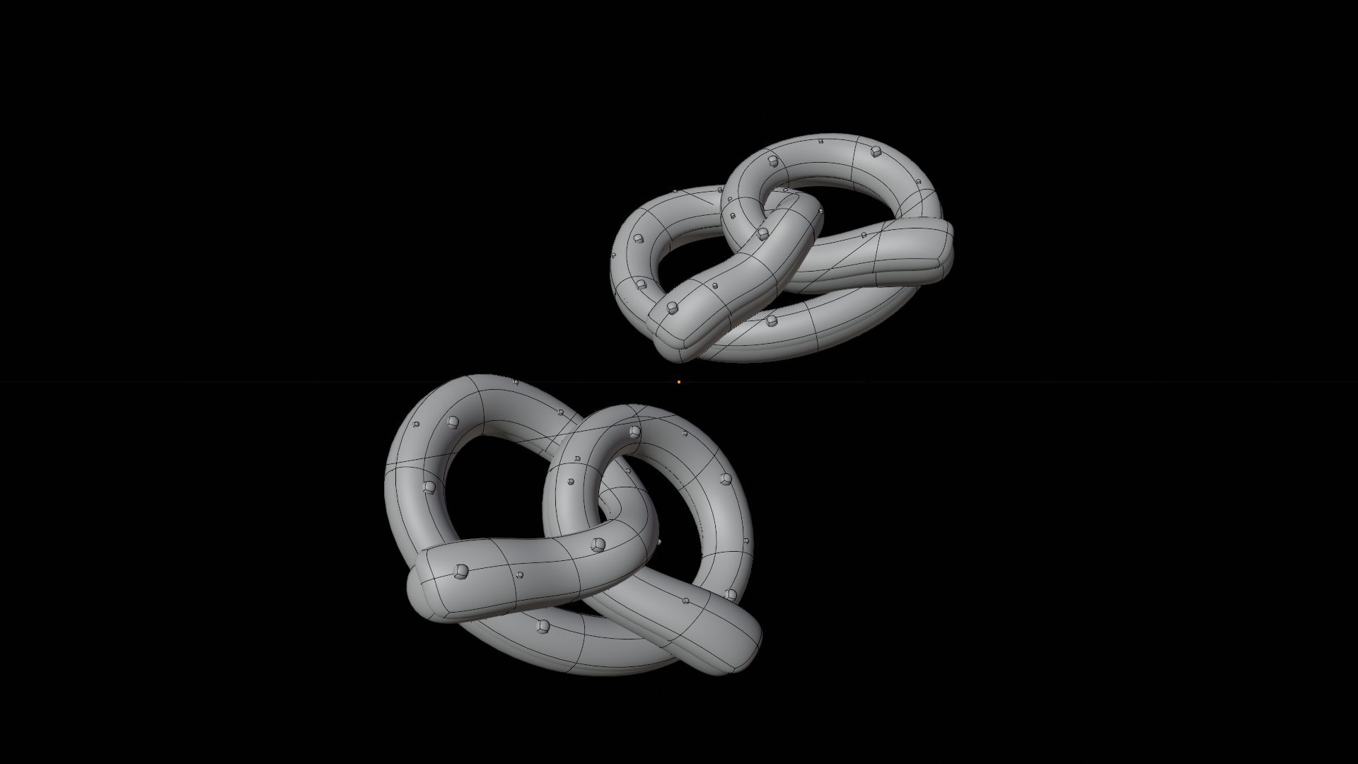 Pretzel 3D Model - TurboSquid 2211302