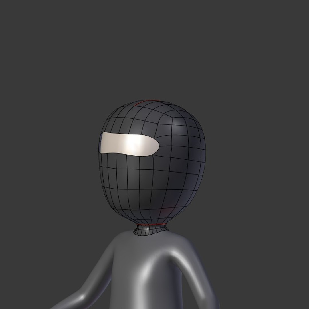 3D Cartoon Ninja - TurboSquid 1393473