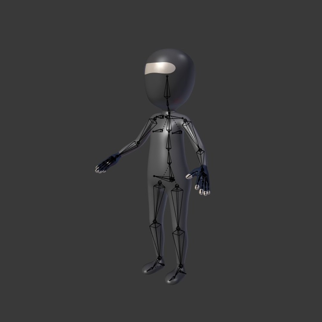 3D Cartoon Ninja - TurboSquid 1393473