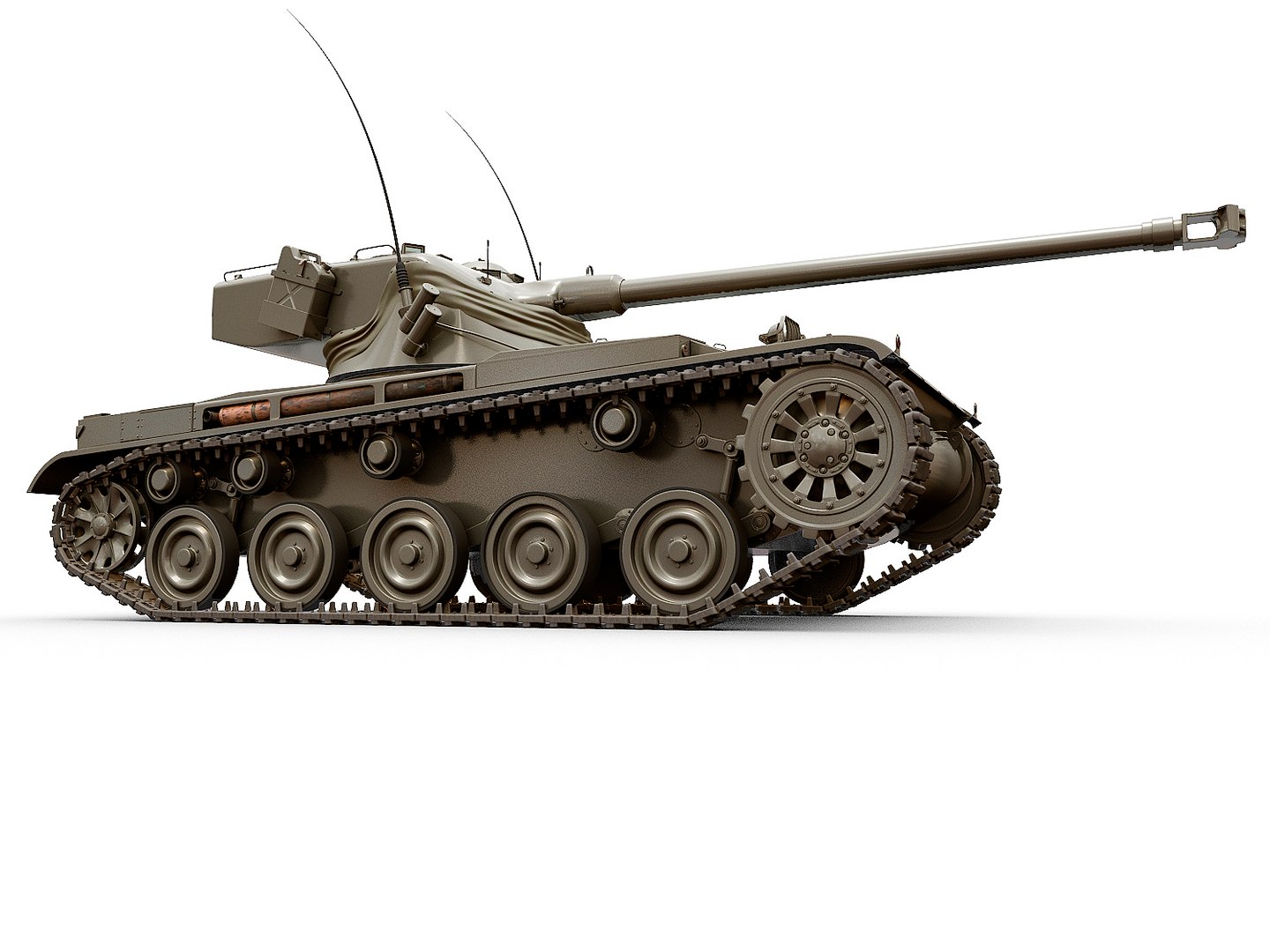 3D Amx-13 75mm - TurboSquid 1435704