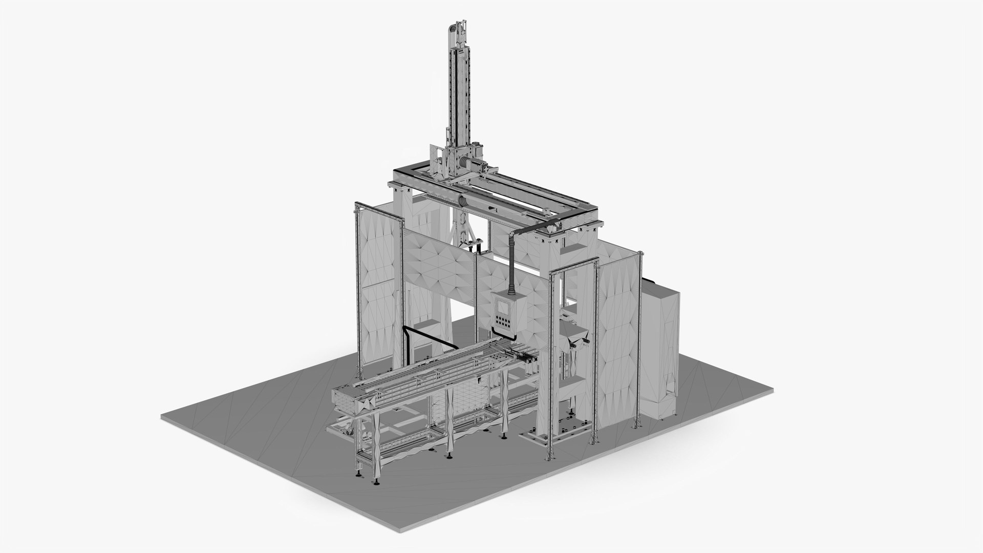 Automatic Casting Framing Machine 3D Model - TurboSquid 1998178