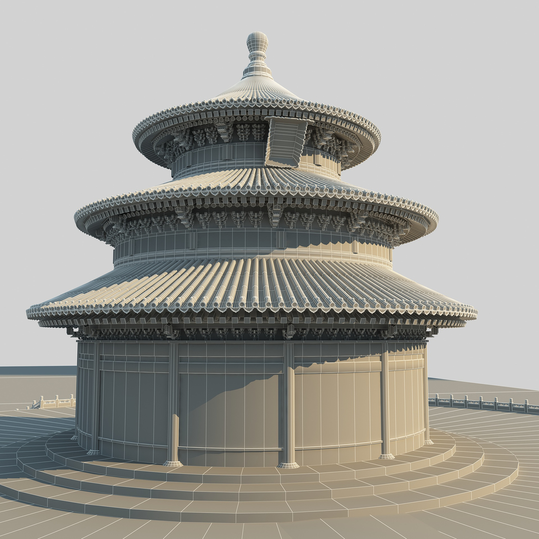 3D model Temple Of Heaven - TurboSquid 1807301