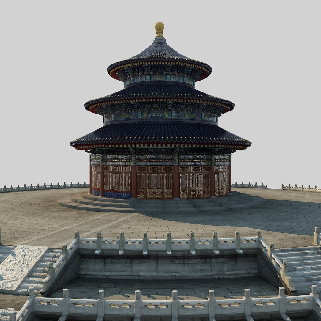 3D Model Temple Of Heaven - TurboSquid 1807301
