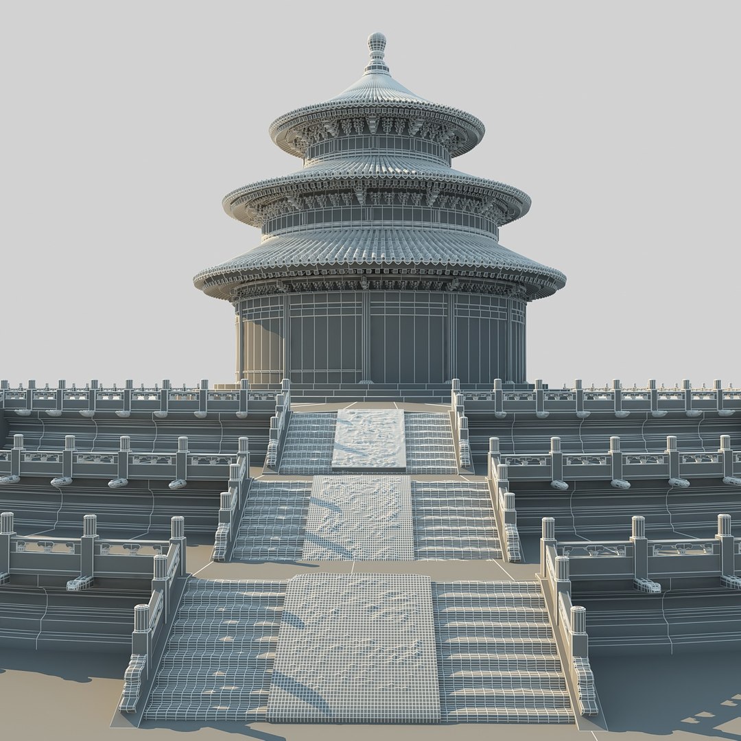 3D Model Temple Of Heaven - TurboSquid 1807301