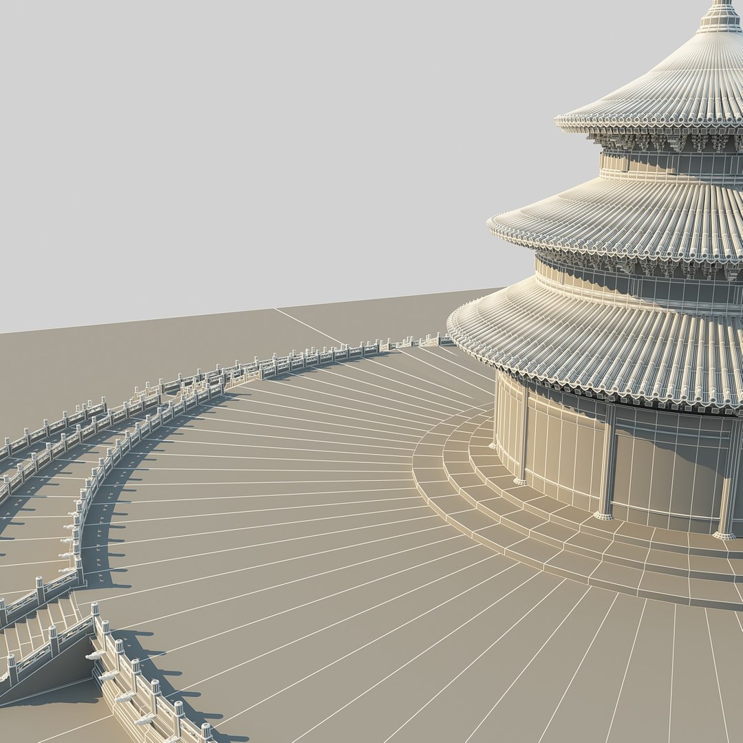 3D Model Temple Of Heaven - TurboSquid 1807301