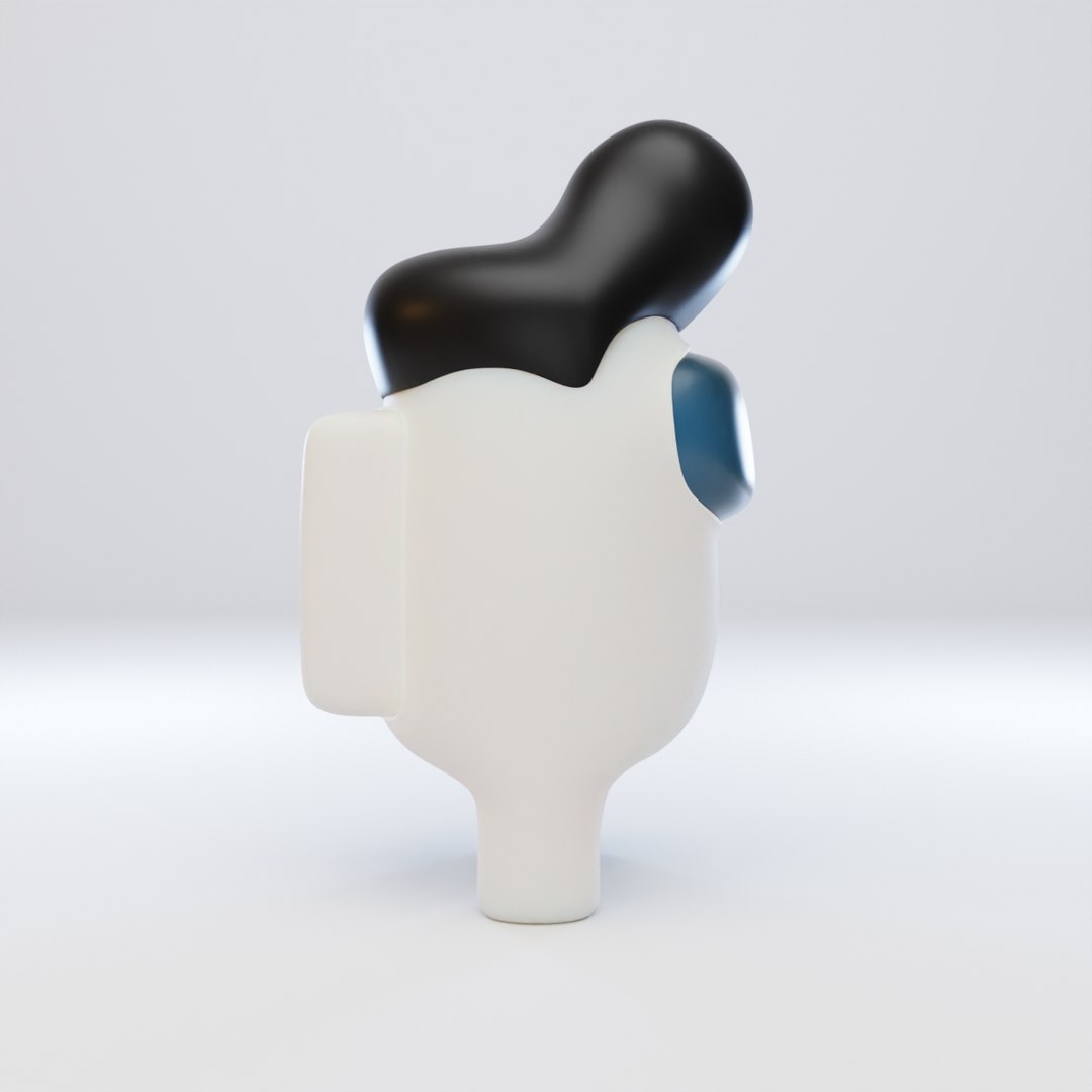 3D Character Pompadour - TurboSquid 1650095