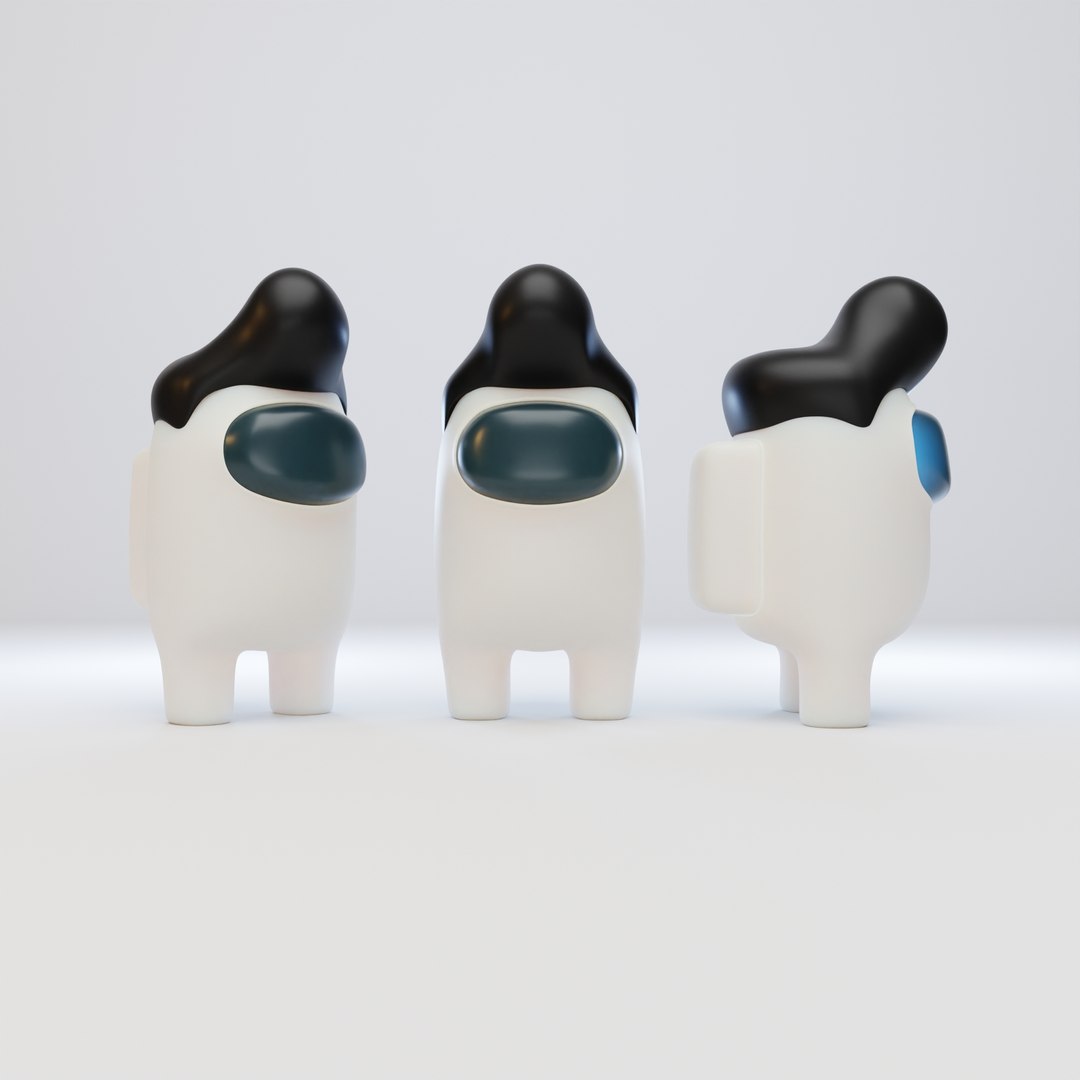 3D Character Pompadour - TurboSquid 1650095
