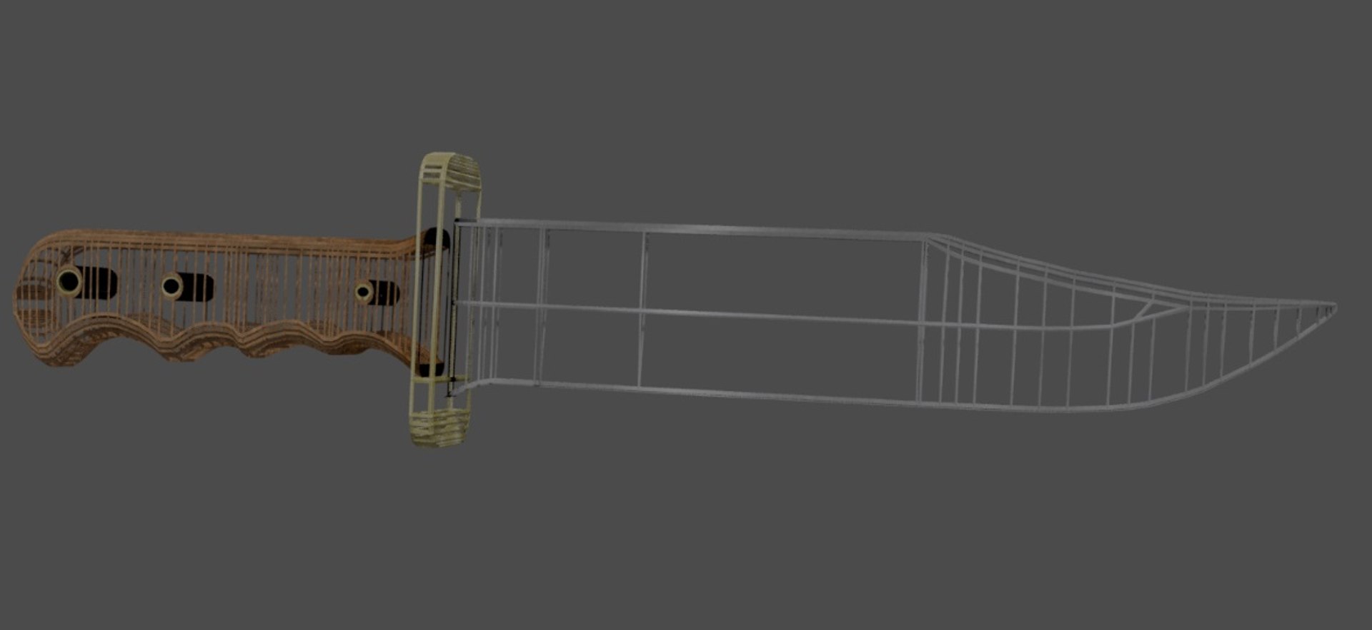 3D dagger uv unwrapped model - TurboSquid 1350773