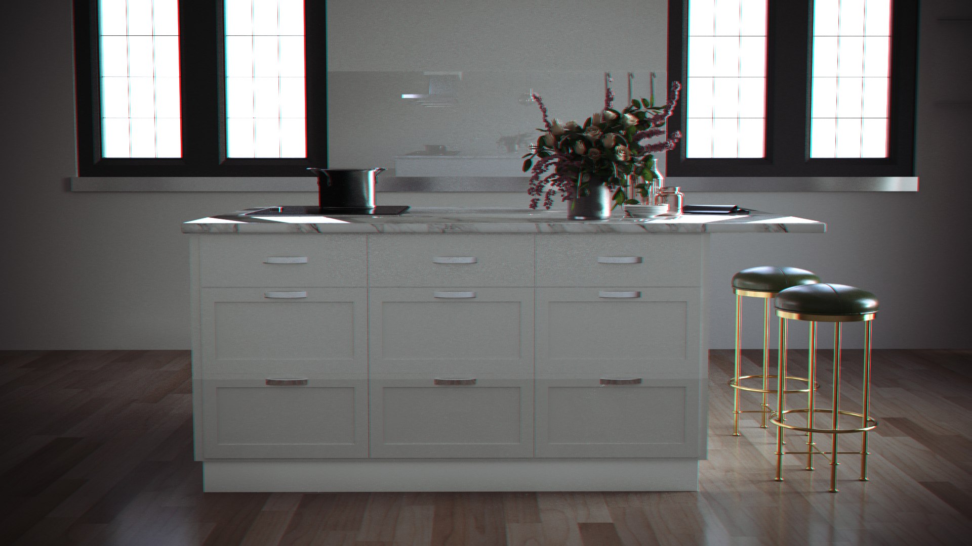 Free 3D Model Kitchen Island - TurboSquid 1819432