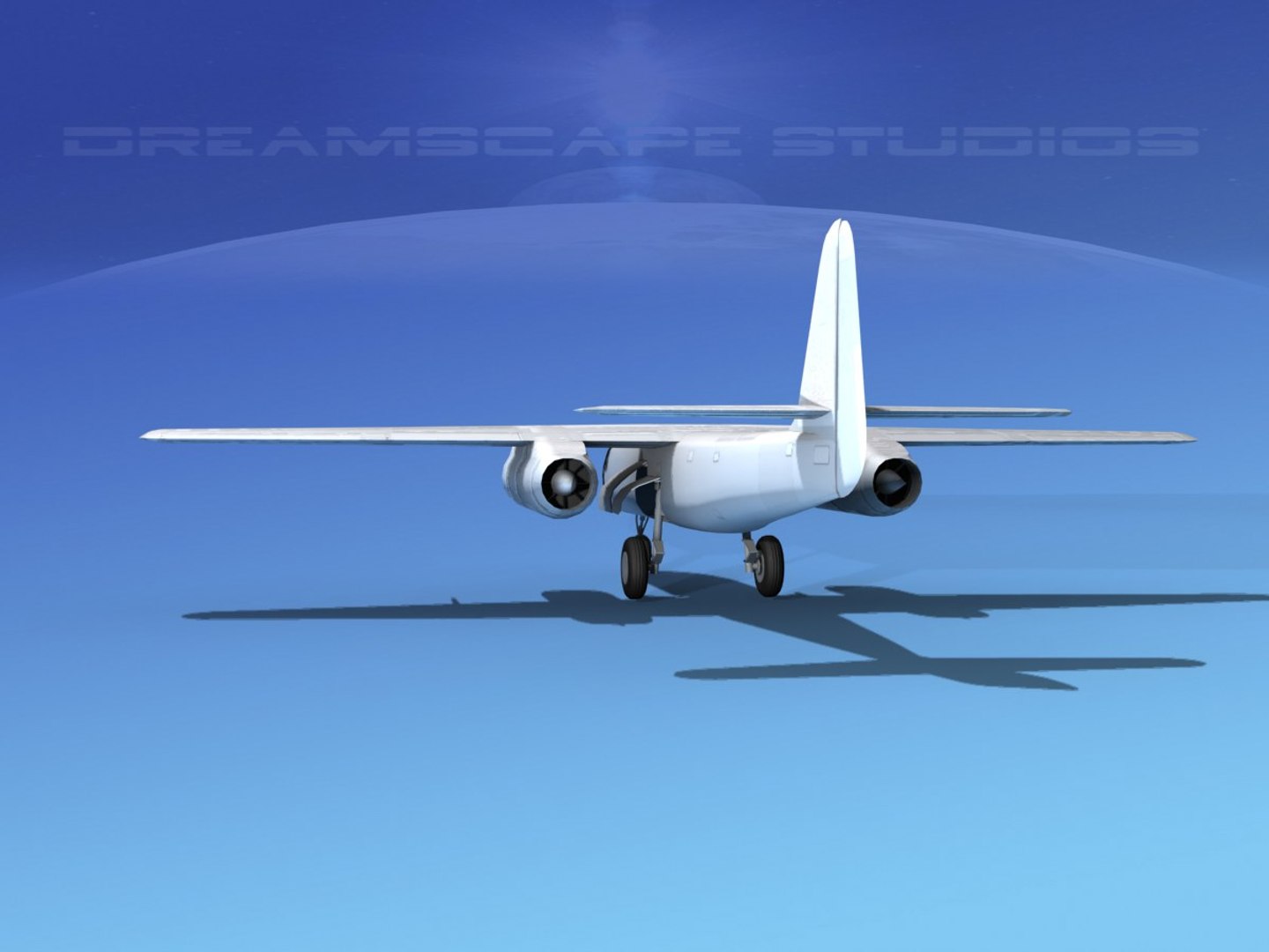 3d Arado Ar Blitz Bomber Model