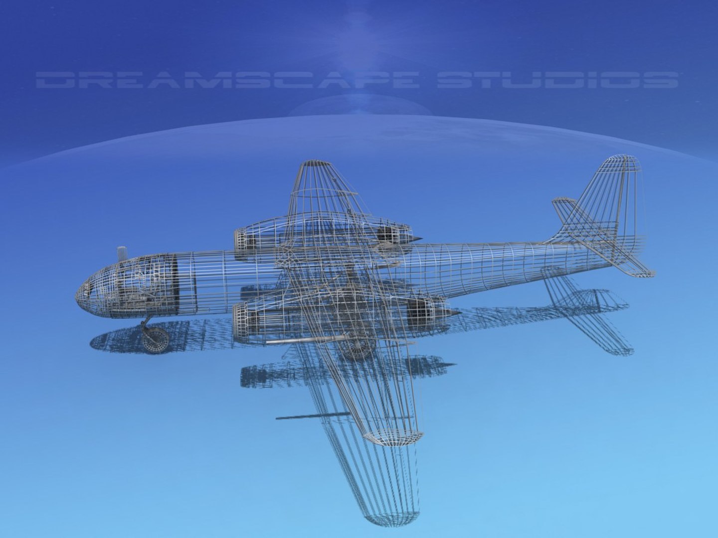 3d Arado Ar Blitz Bomber Model