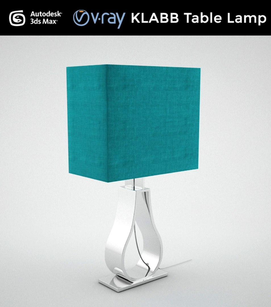 3d model klabb table lamp
