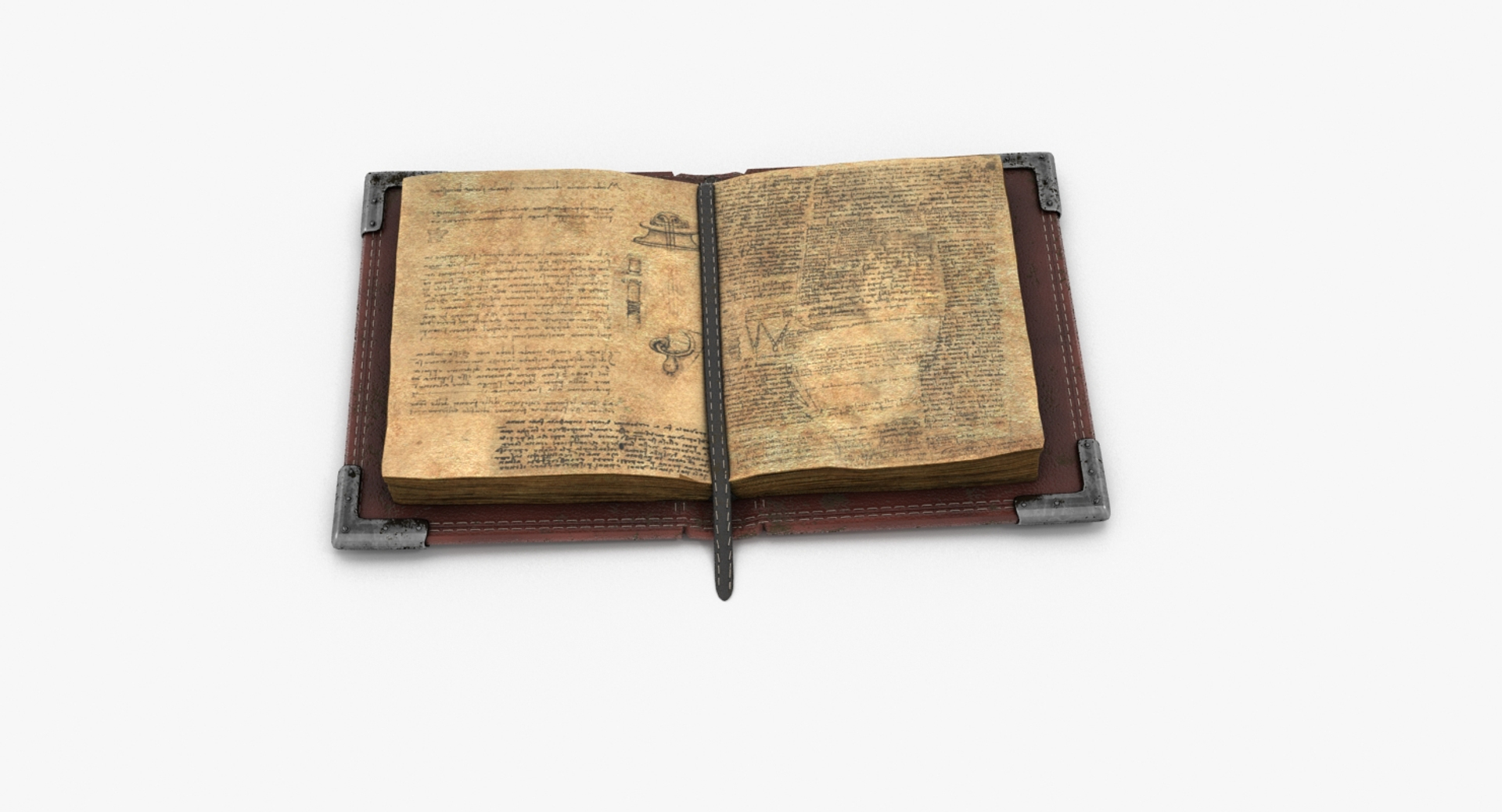 3D Old Book V2 Model - TurboSquid 1256373