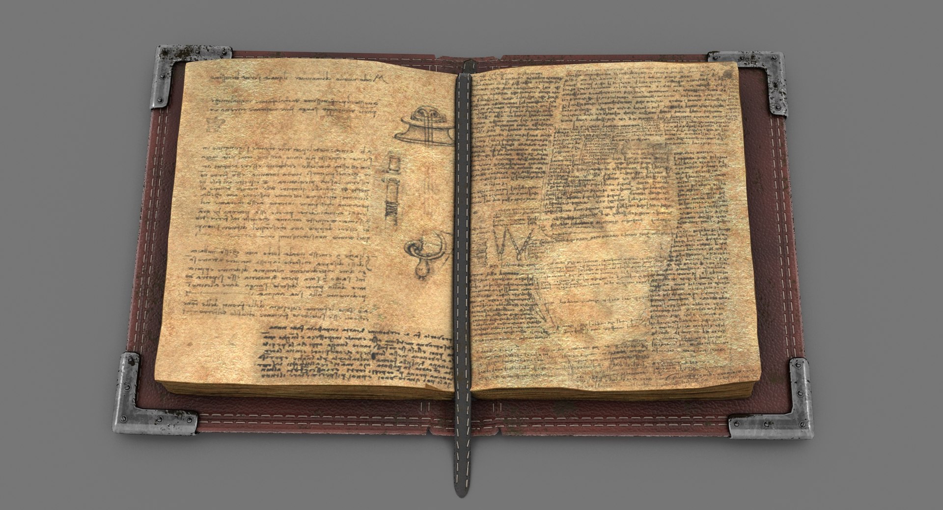 3D Old Book V2 Model - TurboSquid 1256373