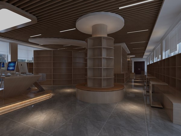 Library Interior 3ds Max Models for Download | TurboSquid
