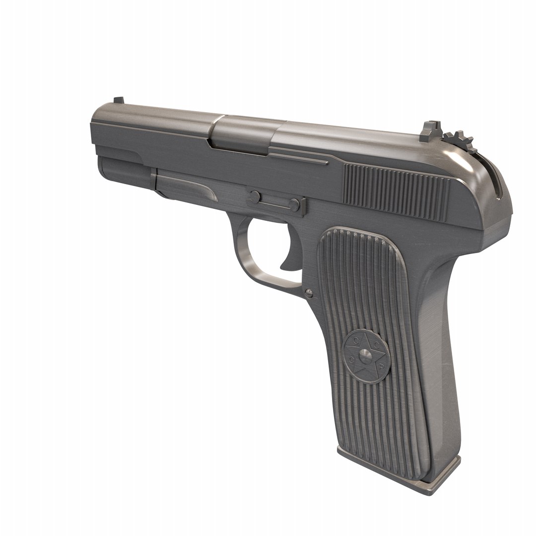 Tt Gun 56-a-132 Pistol 3d Model