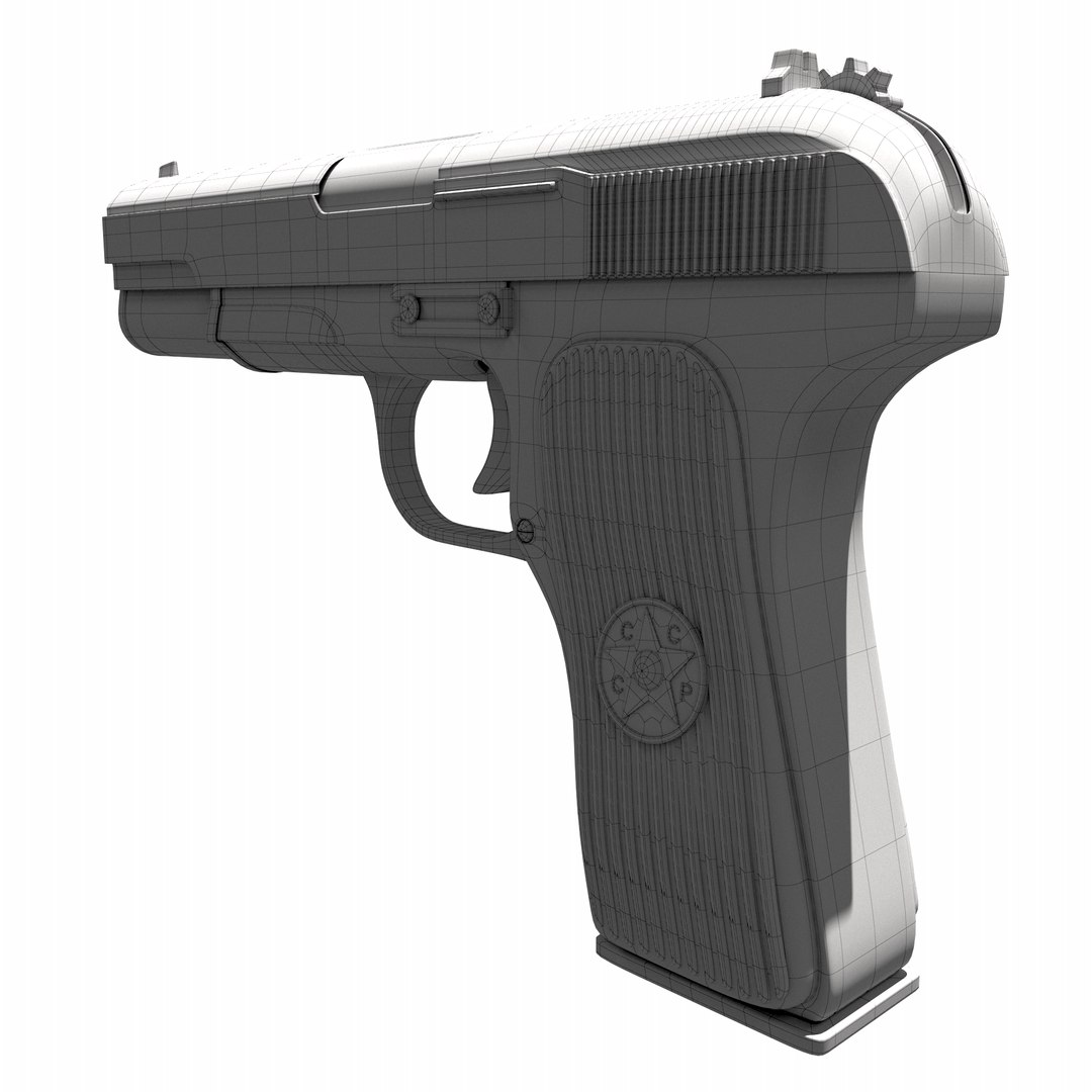 Tt Gun 56-a-132 Pistol 3d Model