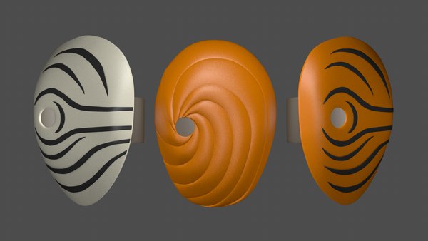 Obito masks 3D - TurboSquid 1779415