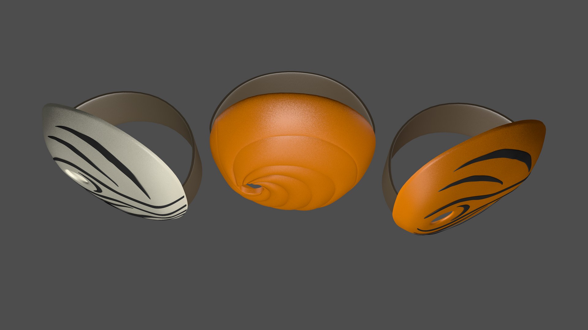 Obito Masks 3D - TurboSquid 1779415