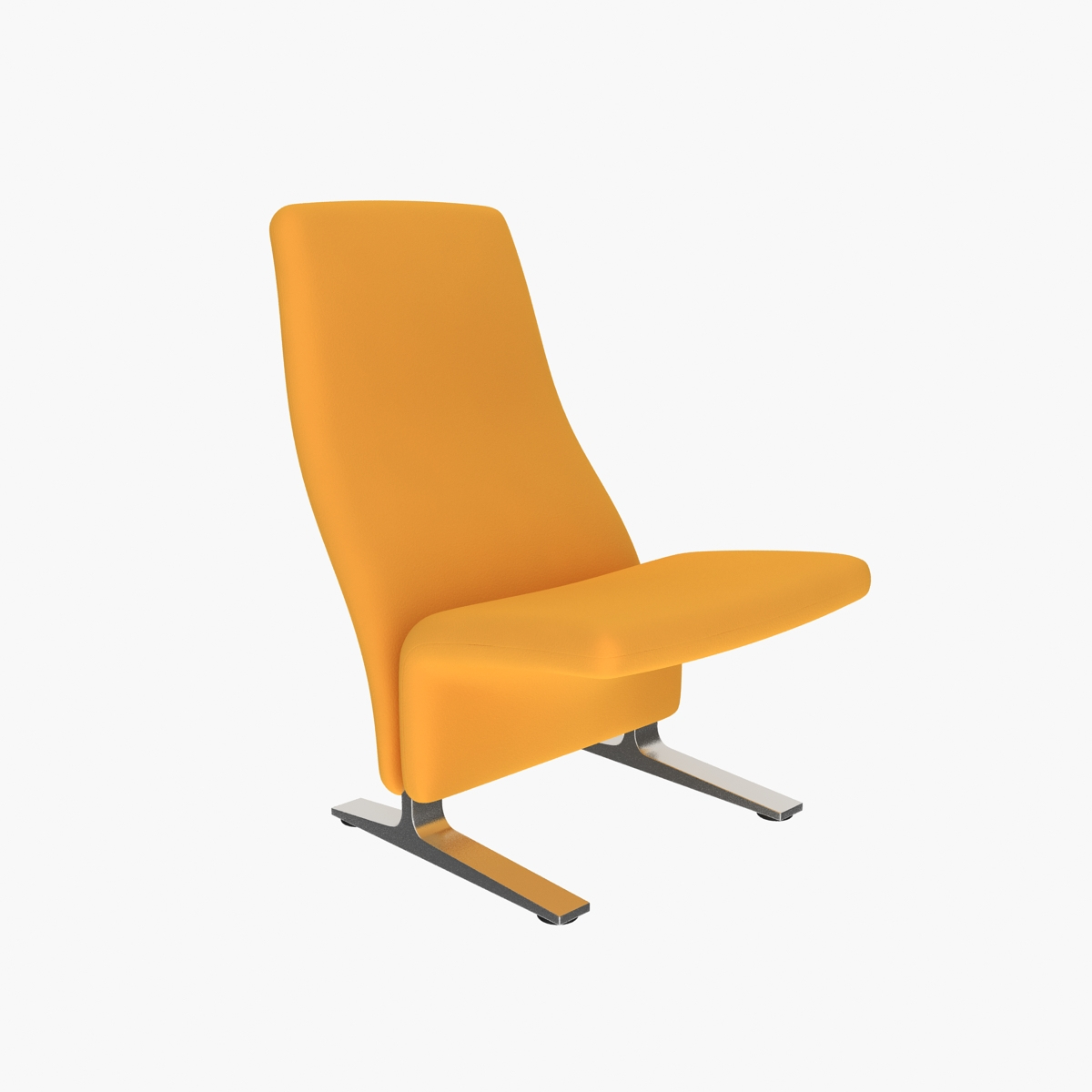 3d pierre paulin lounge chairs model