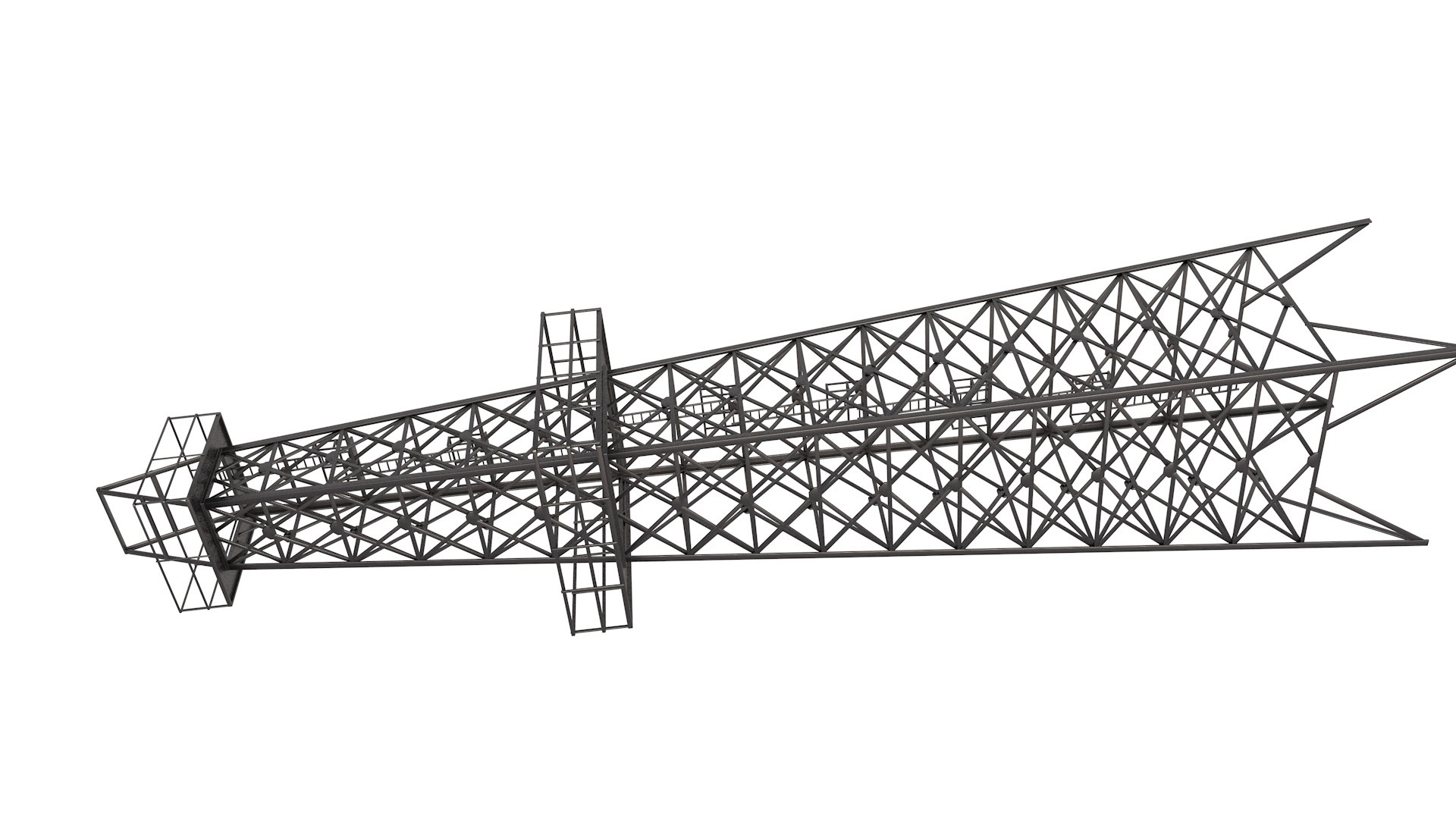 3D Steel Oil Derrick Model - TurboSquid 2373784
