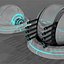 3d Model Sci Fi Ball Turret