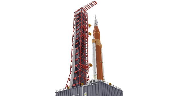Sls block 1 rocket launch 3D - TurboSquid 1471010