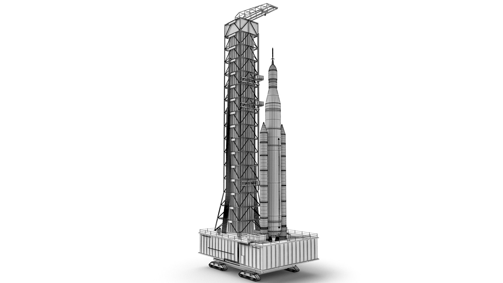 Sls block 1 rocket launch 3D - TurboSquid 1471010