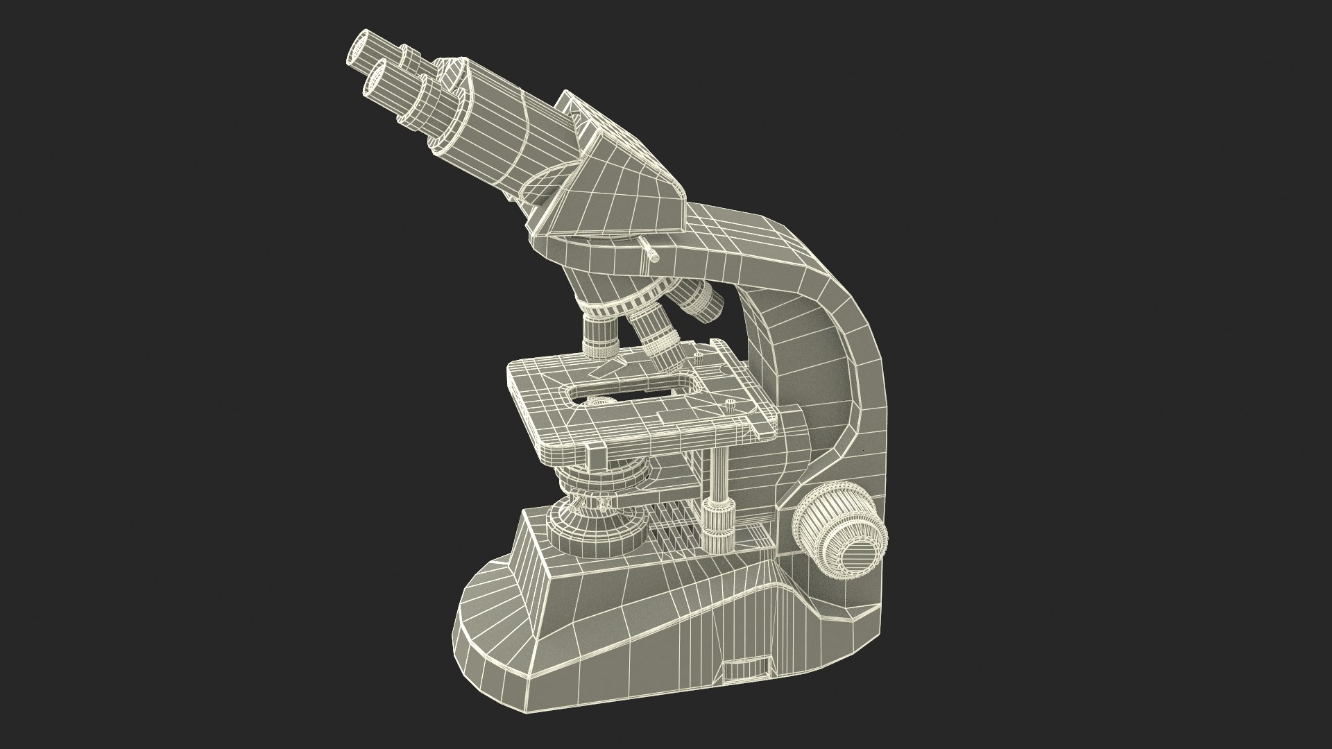 3D Compound Light Microscope Model - TurboSquid 2161295