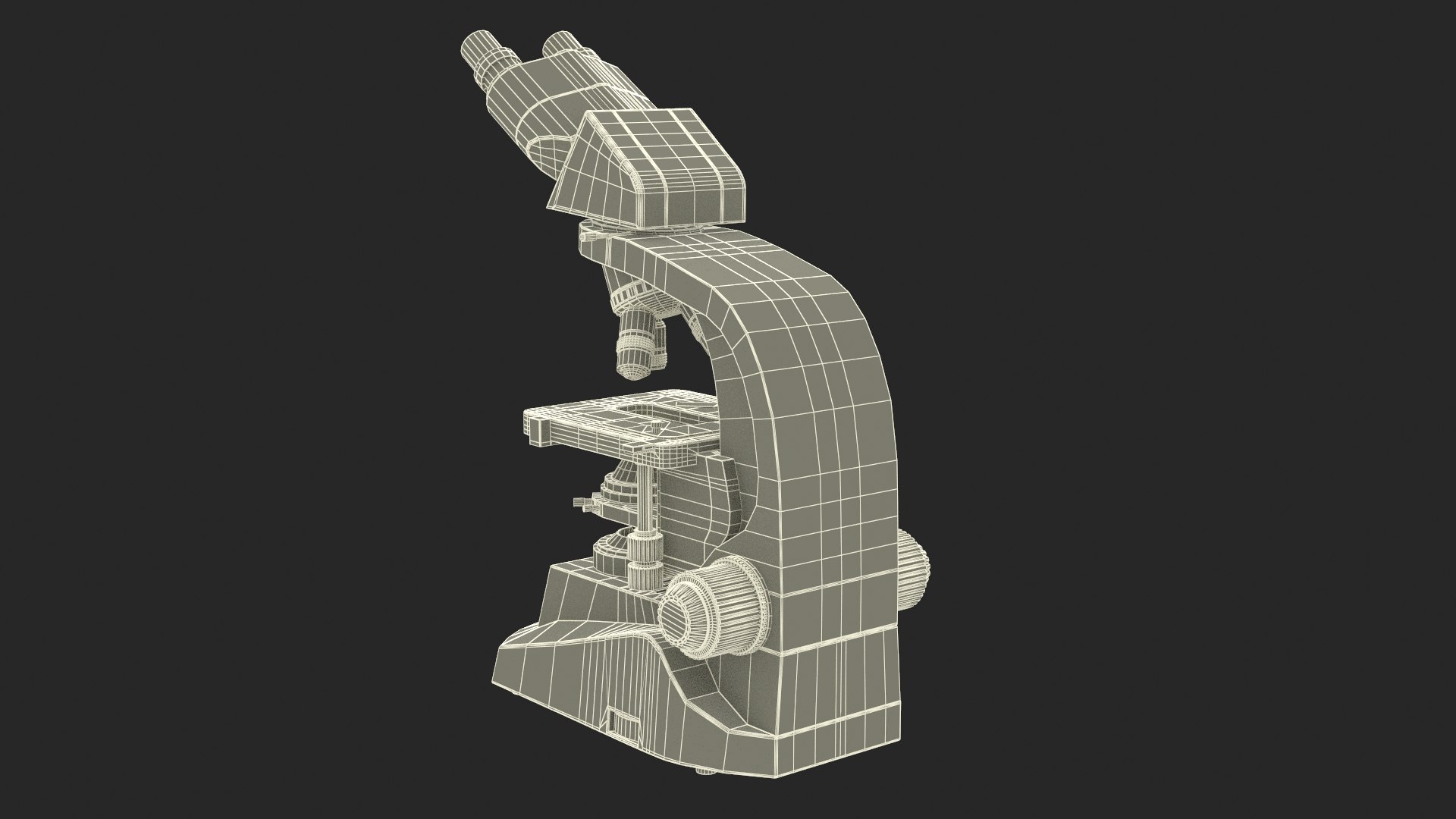 3D Compound Light Microscope model - TurboSquid 2161295