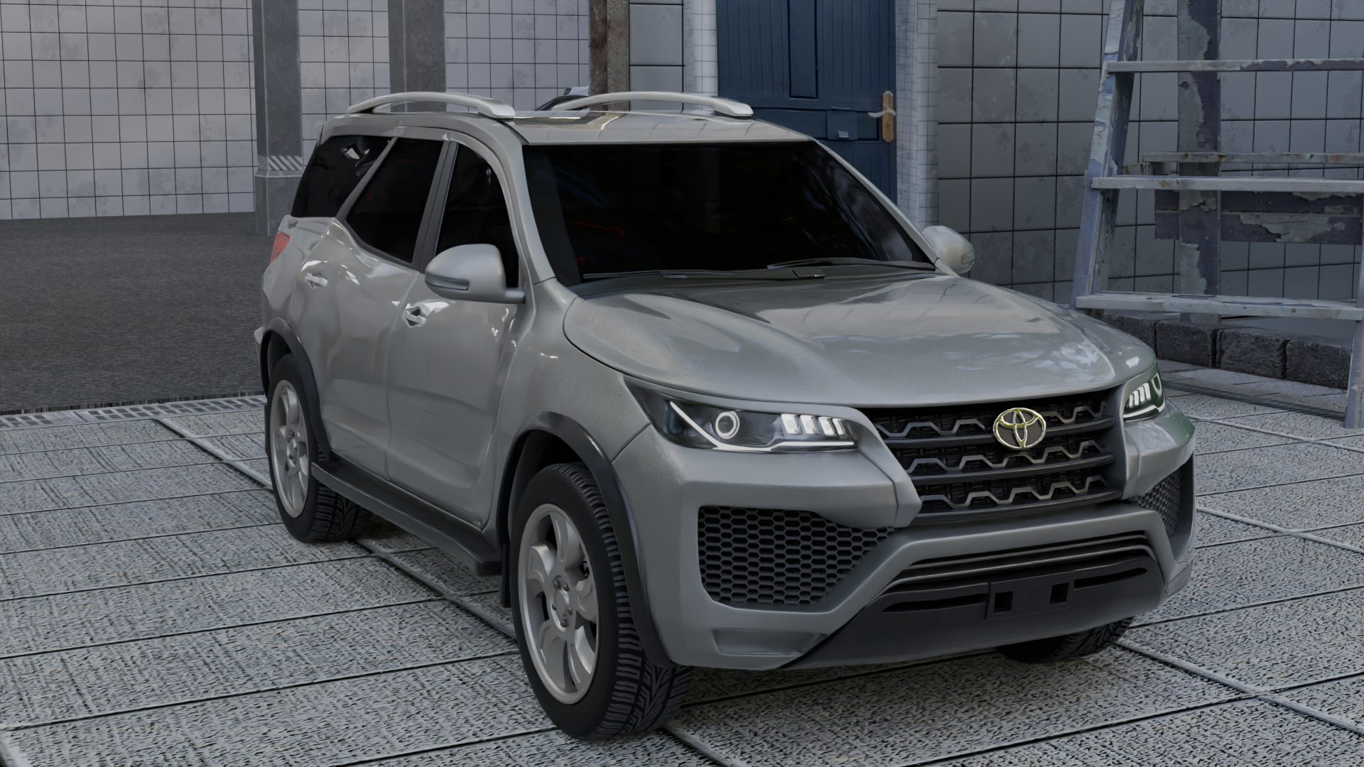 3D Toyota Fortuner 2023 Rigged Model - TurboSquid 2343332