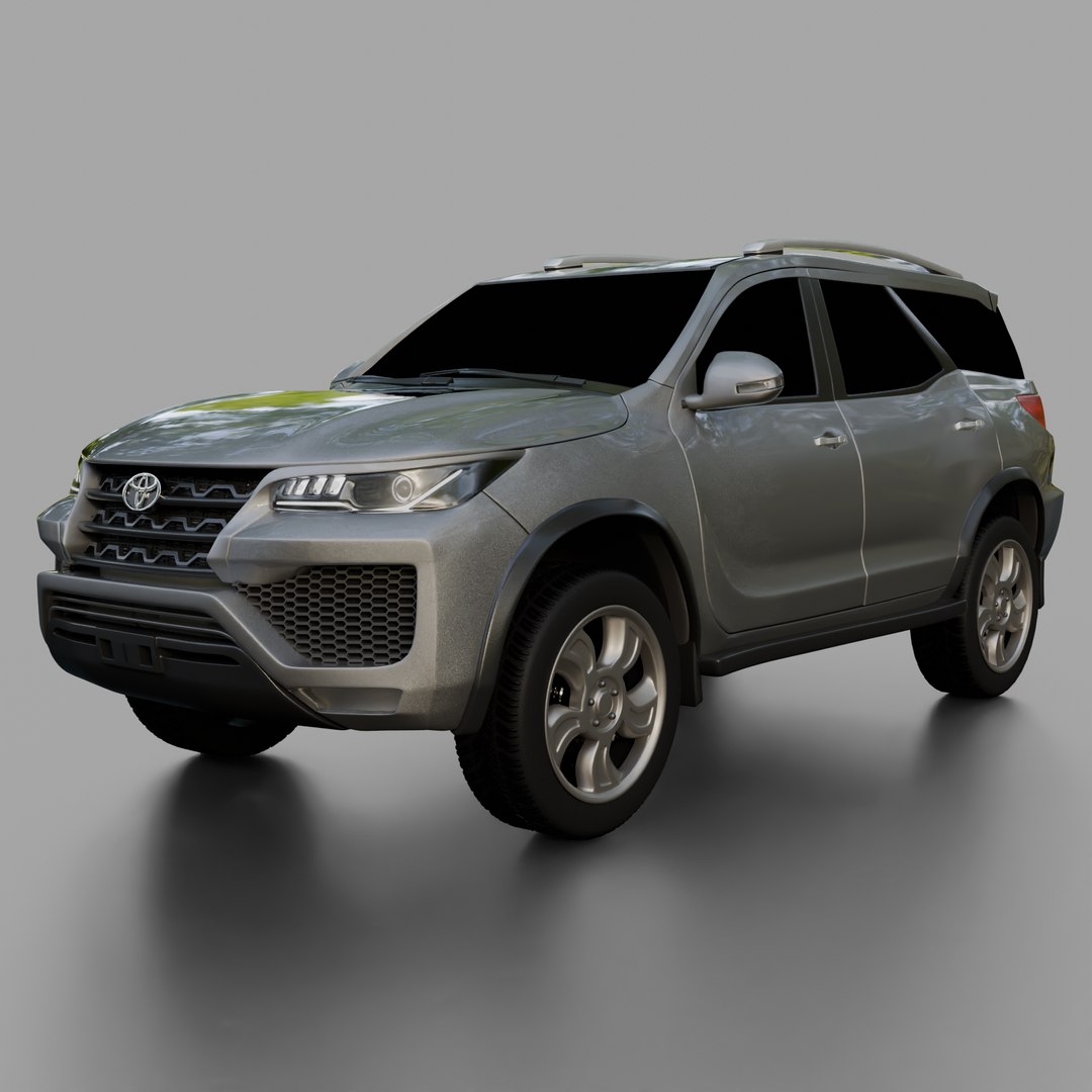 3D Toyota Fortuner 2023 Rigged Model - TurboSquid 2343332