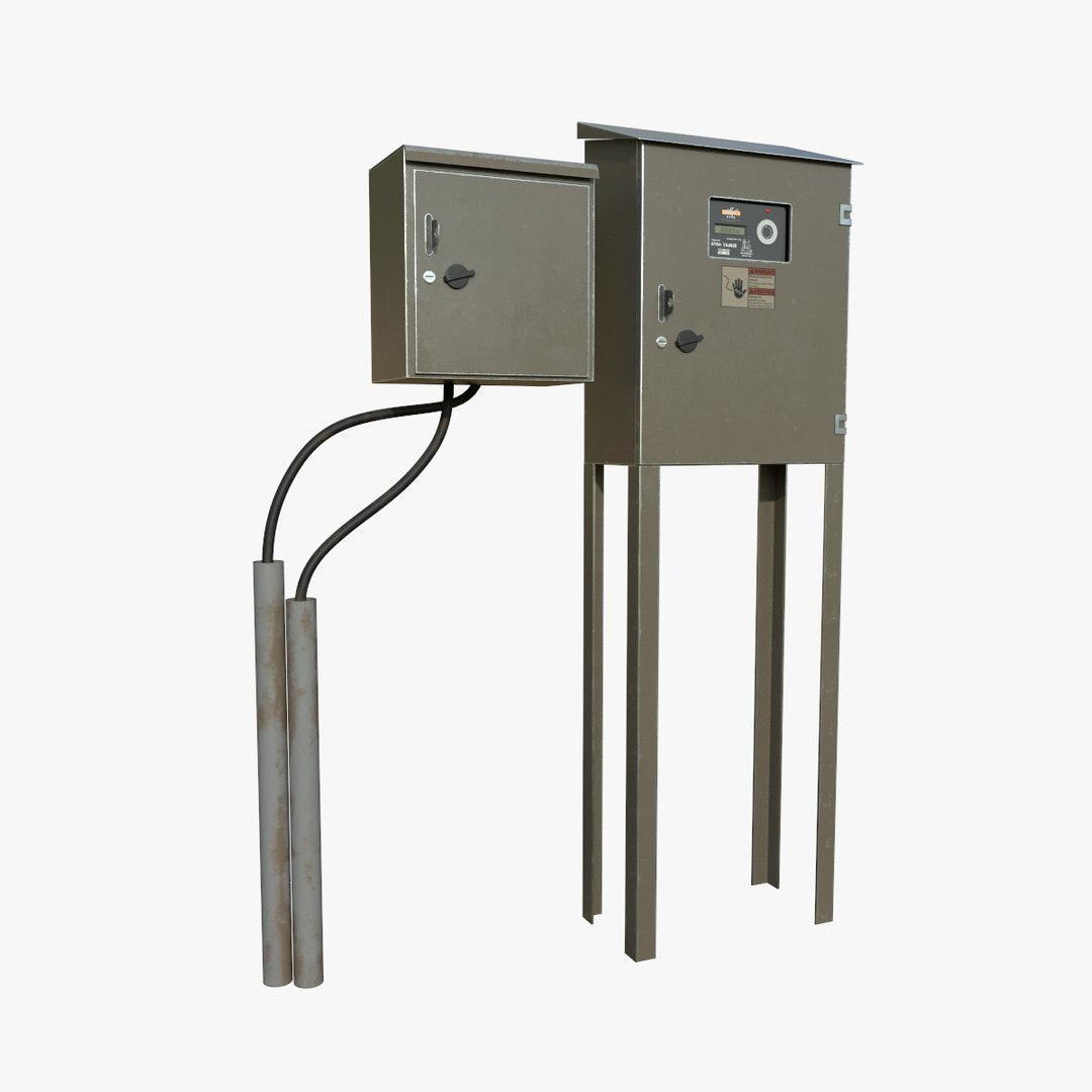 Electric Box 3D model - TurboSquid 1752699