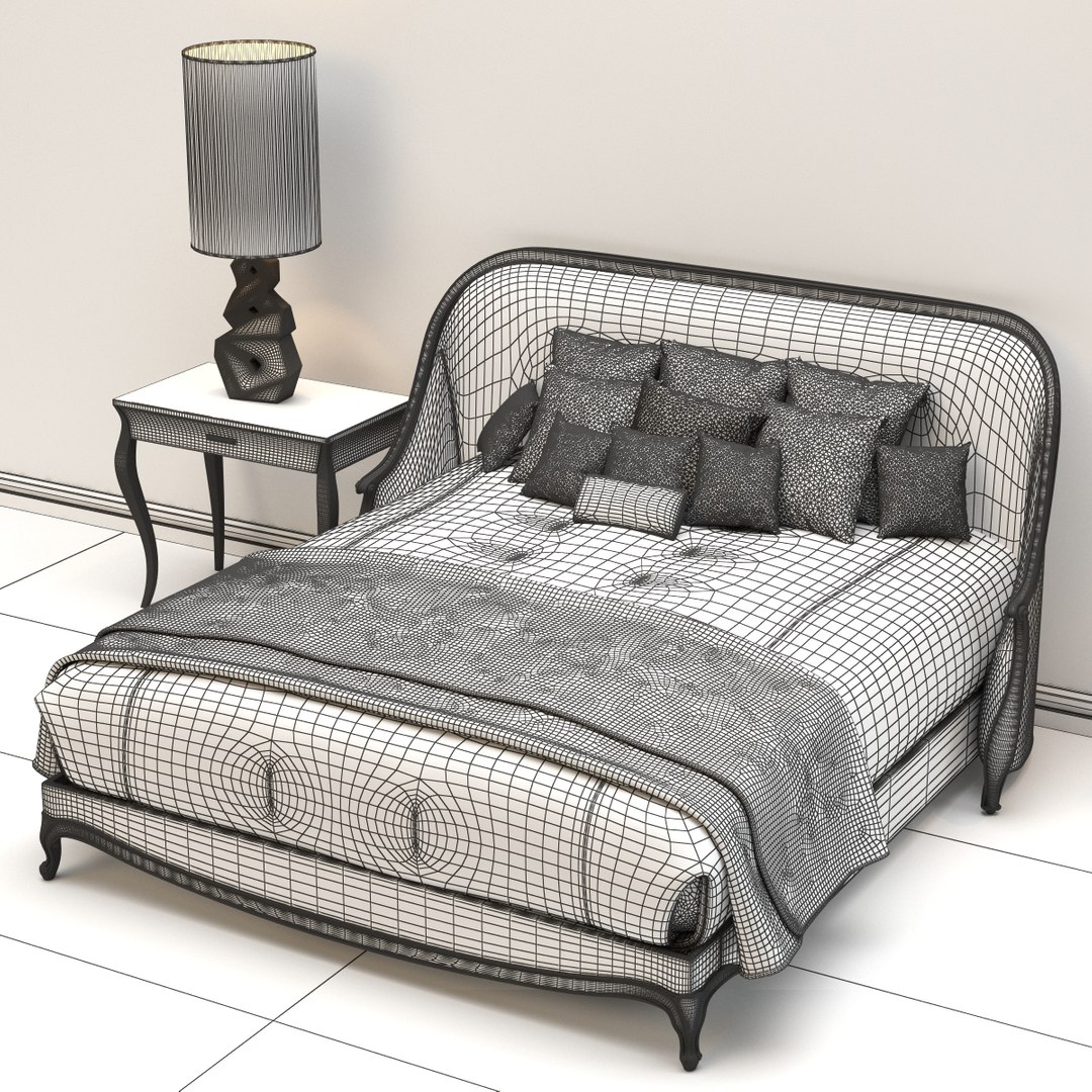 3D Christopher Guy Bedroom Set Model - TurboSquid 1235918