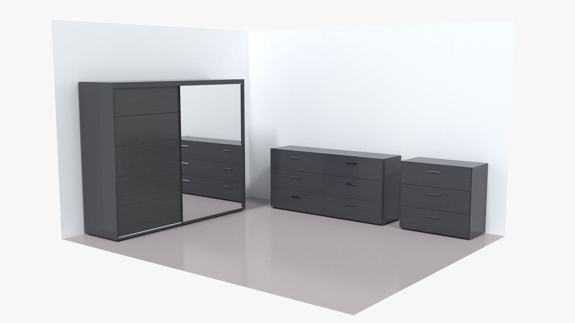3D Wardrobe Dresser - TurboSquid 1658158