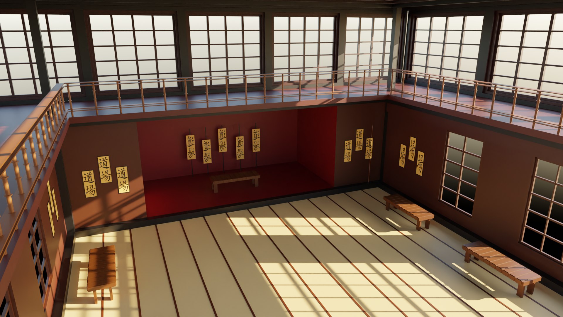 Japanese Dojo 3D Model - TurboSquid 2157951