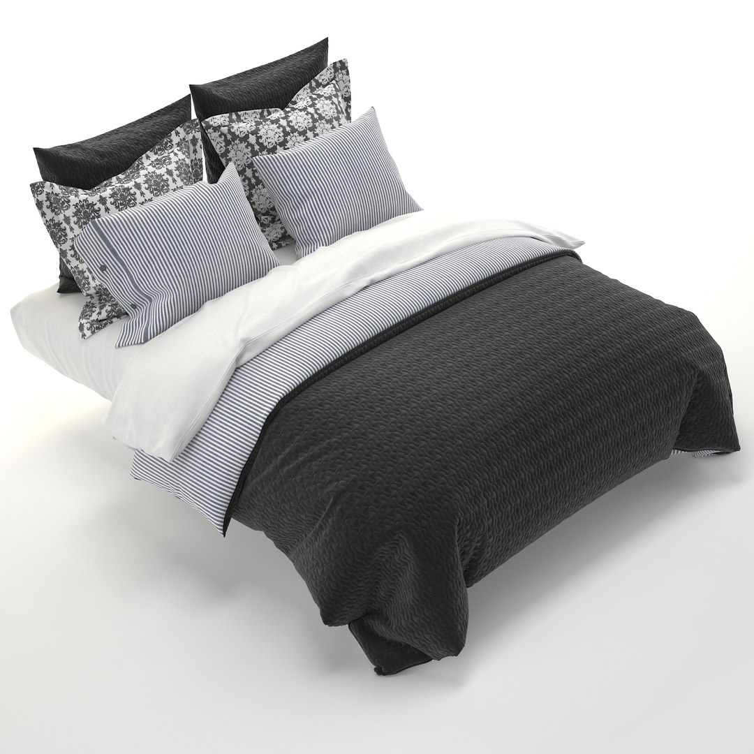 Bed Photorealistic Realistic 3d Model