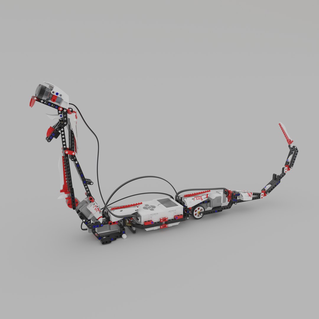 3d Snake Robotic Model