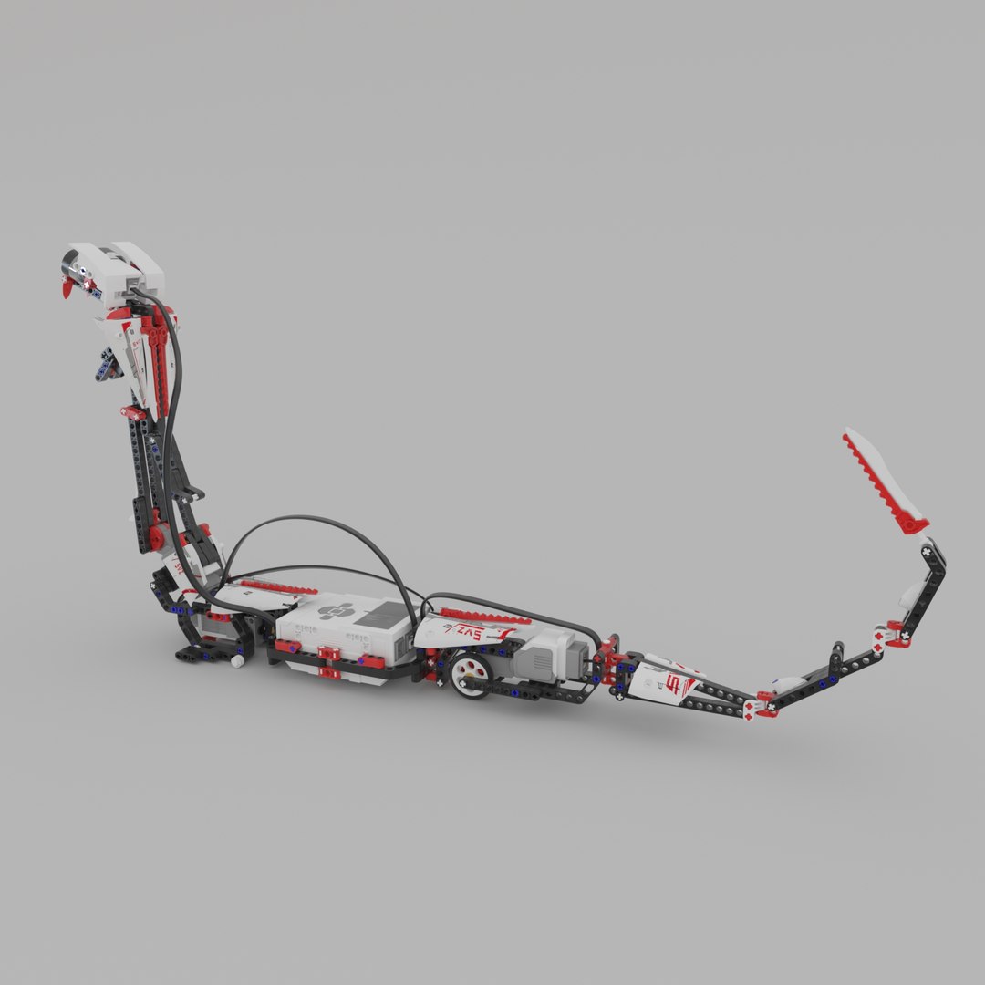 3d snake robotic model