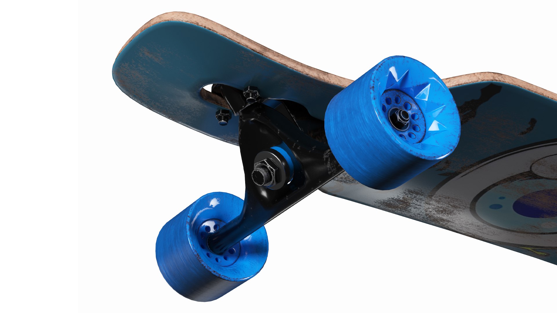 3D Model Longboard Fish 628 - TurboSquid 1920380